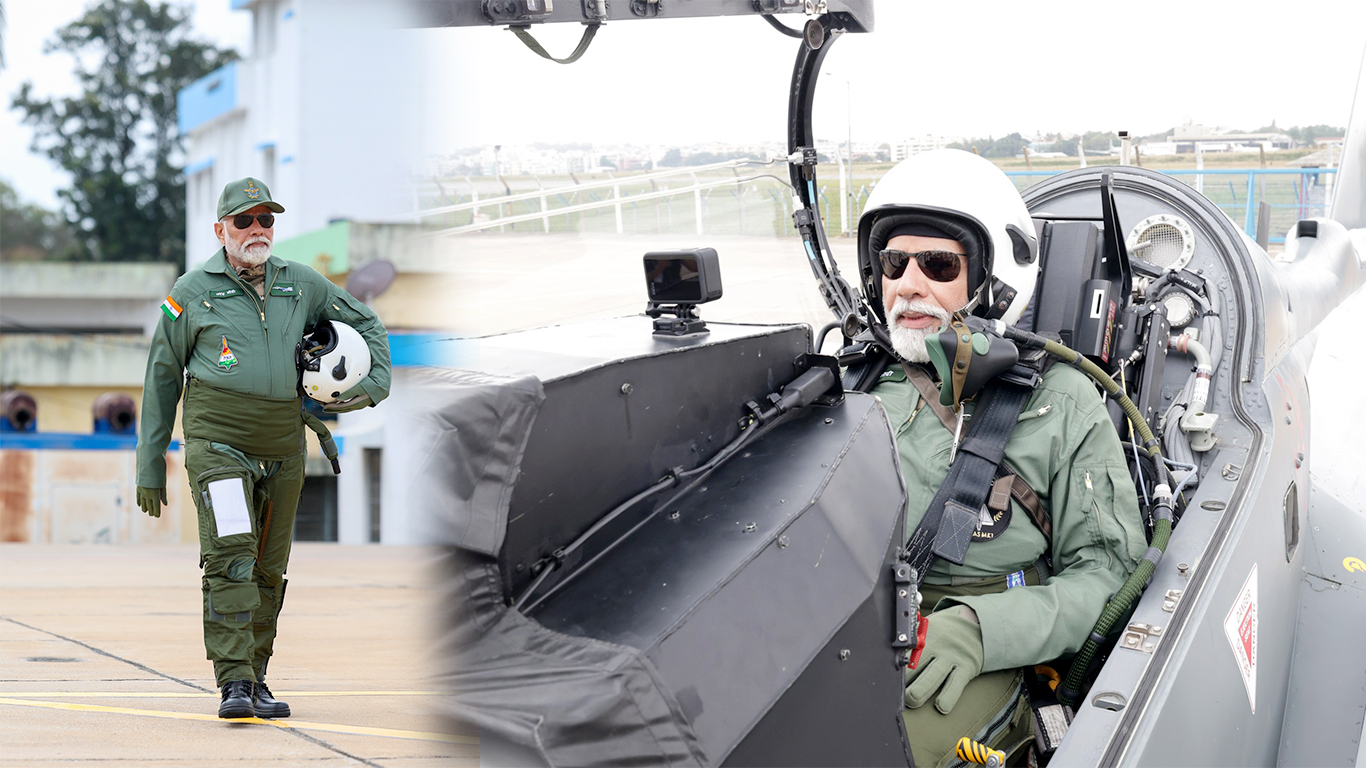 “PM Modi Makes History with Tejas Fighter Jet Sortie, Boosting ...